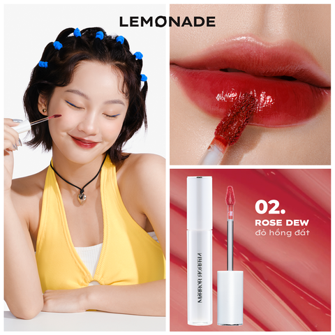 SON TINT BÓNG KHÔNG DÍNH BỀN MÀU LEMONADE MIRROR MIRROR WATER TINT