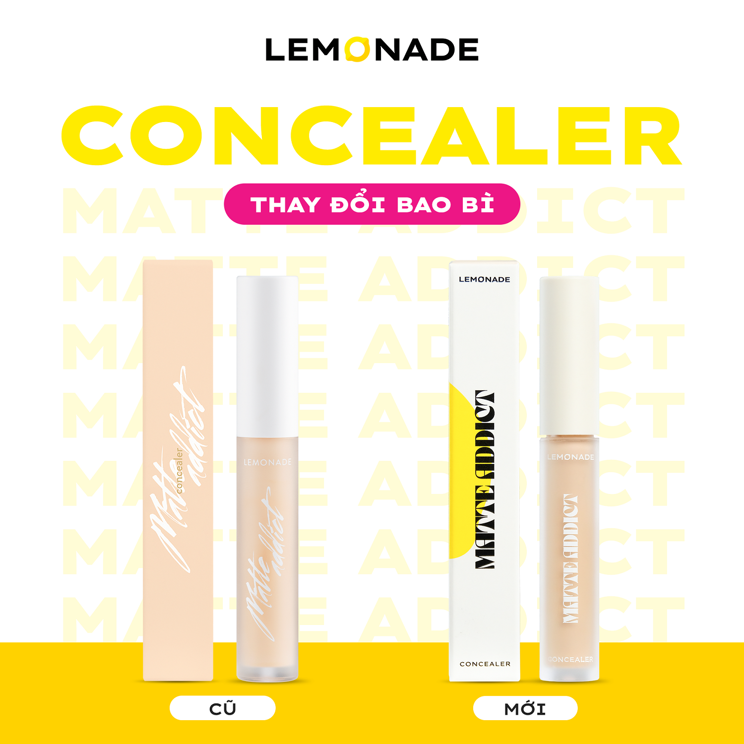 LEMONADE MATTE ADDICT CONCEALER