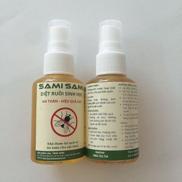 Thuốc diệt ruồi SAMI SAMI, diệt ruồi sinh học không mùi an toàn 60ml ...