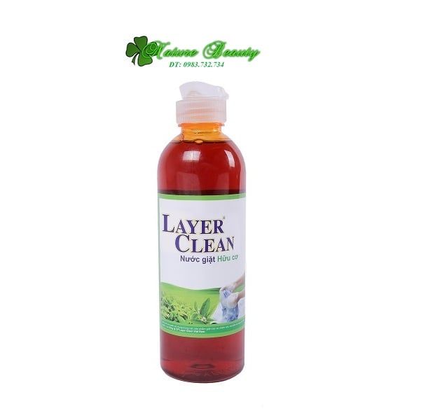 Nước giặt hữu cơ Layer Clean 300ml, không chất hoá học, an toàn cho bé ...