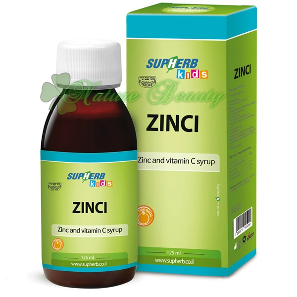 SUPHERB ZINCI SYRUP 125ml, siro kẽm cho trẻ em đến từ Israel – Nhà Của Mẹ