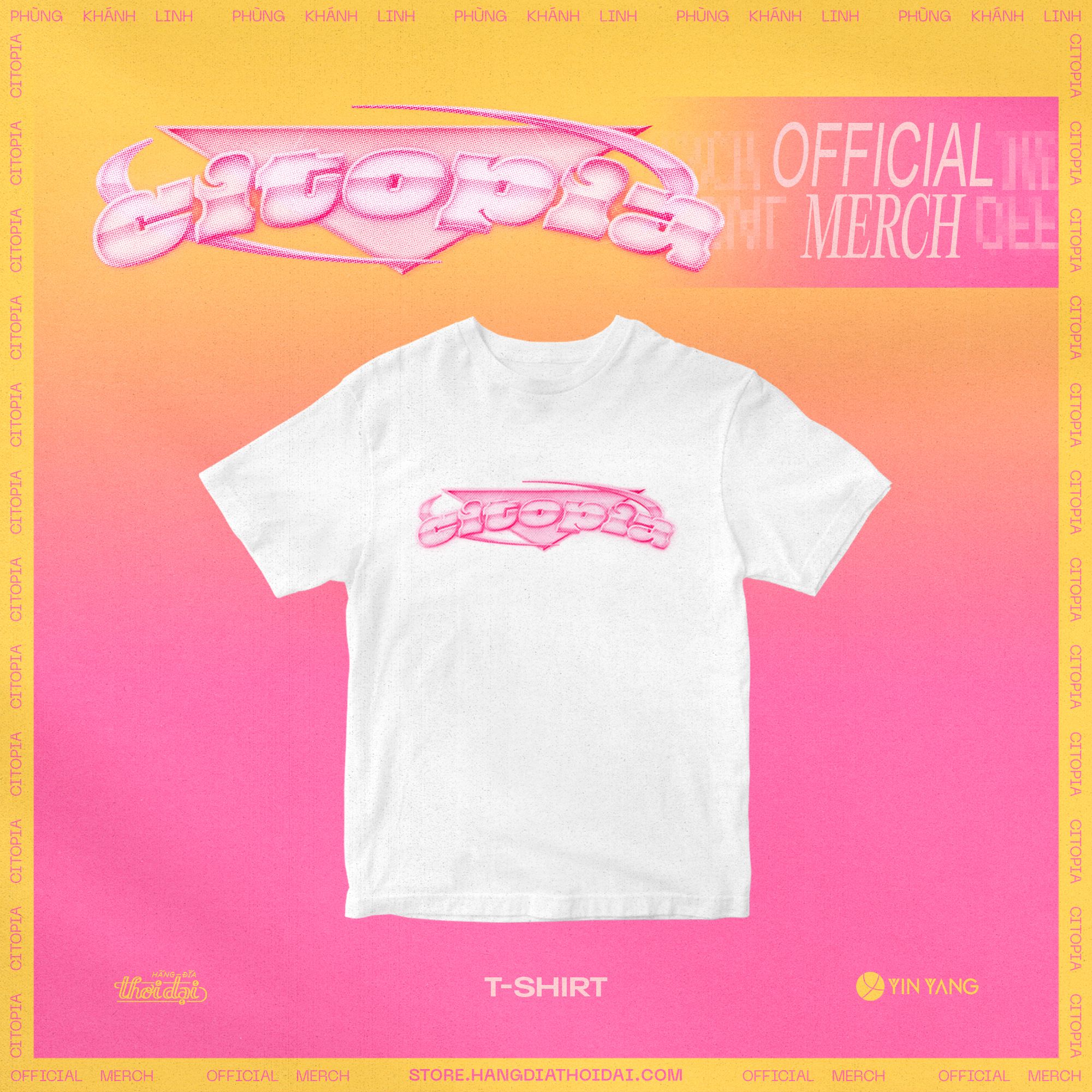 Phùng Khánh Linh - CITOPIA T-shirt - Official Merch – Hãng Đĩa Thời Đại ...