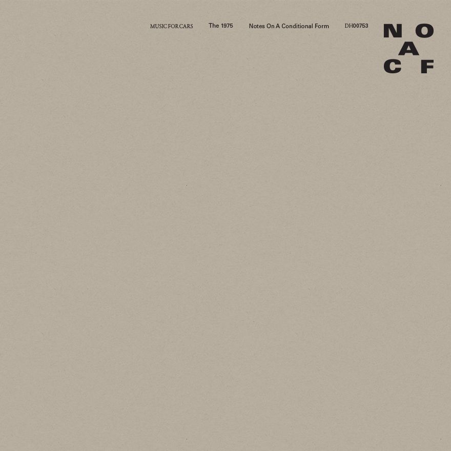 The 1975 - Notes on a Conditional Form - Đĩa CD – Hãng Đĩa Thời Đại ...