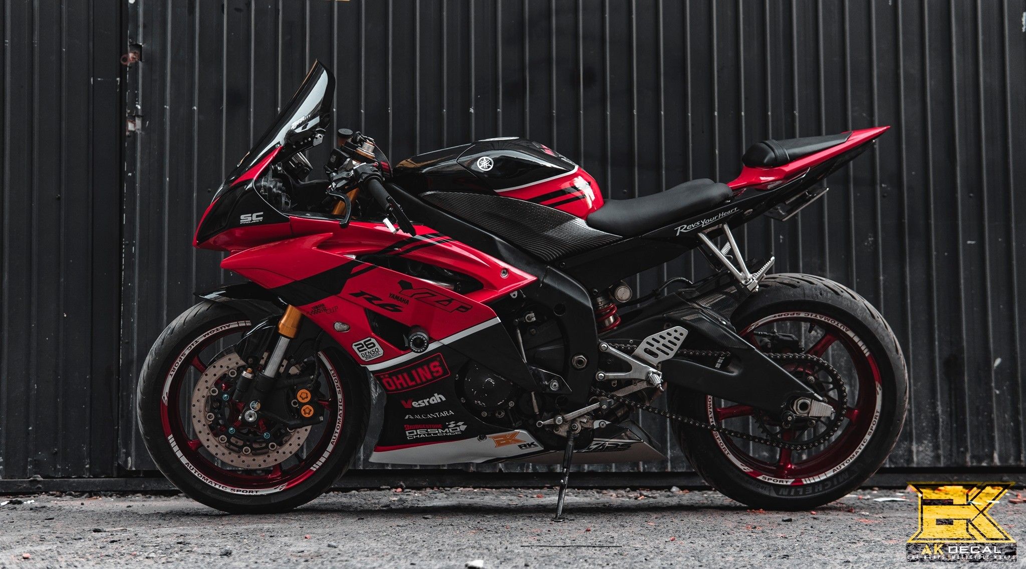 Tem xe Yamaha R6 - 006 – AK Premium