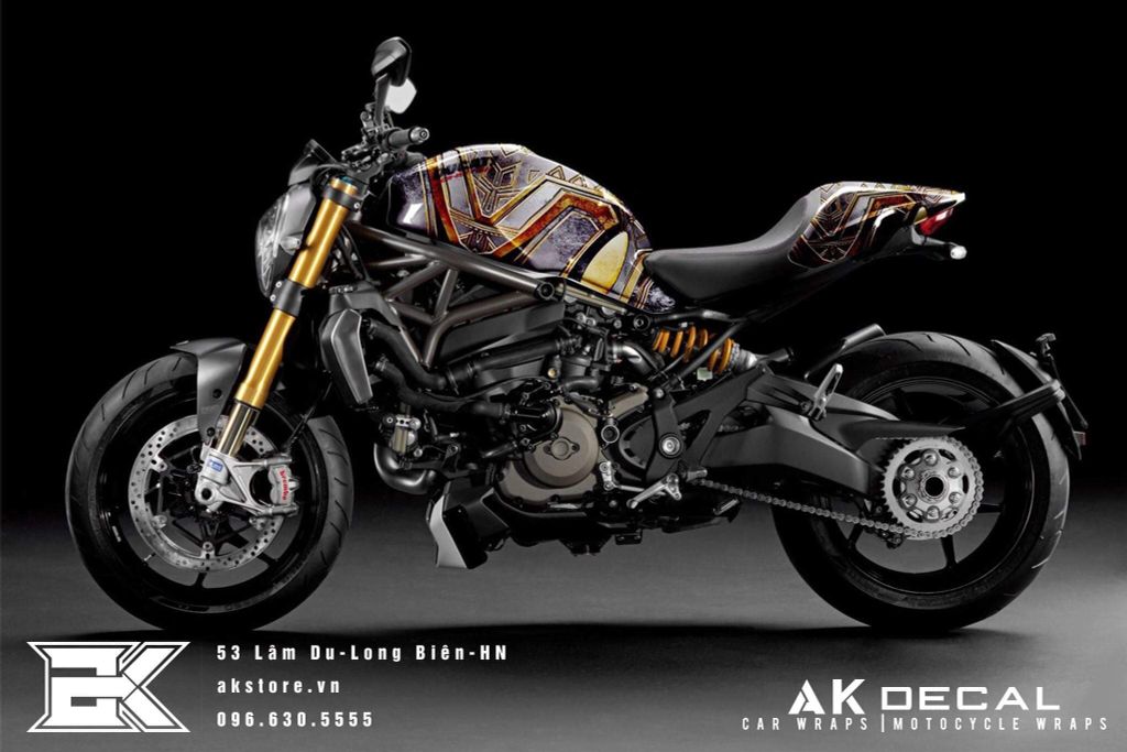 Tem xe Ducati Monster - 002 – AK Premium