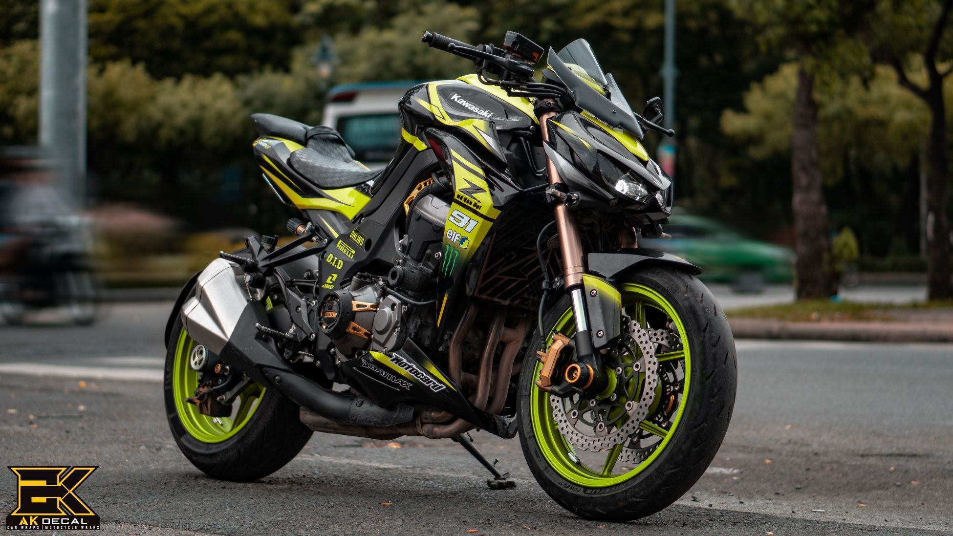 Tem xe Kawasaki Z1000 - 012 – AK Premium