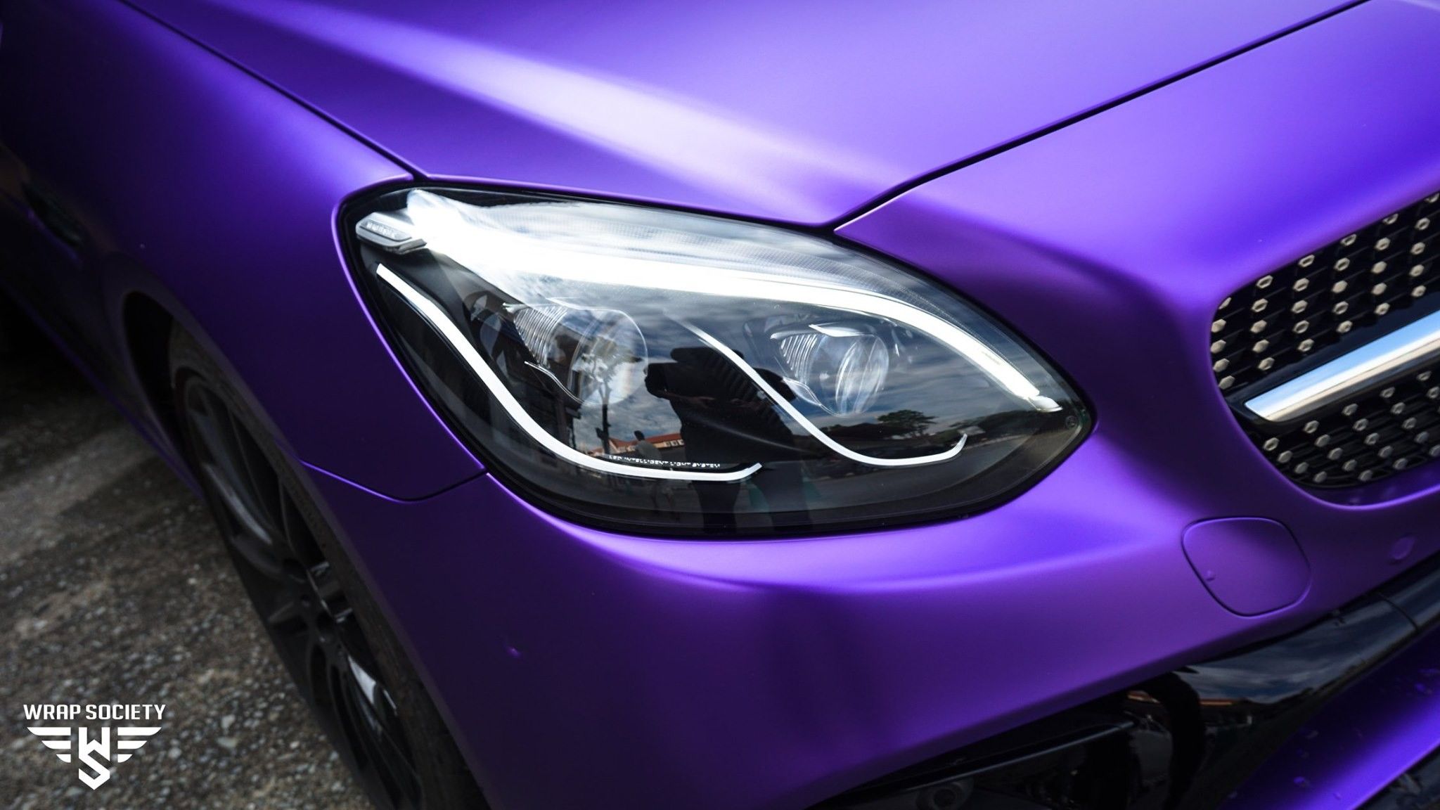 Wrap đổi màu xe Mercedes SLK - 001 – AK Premium