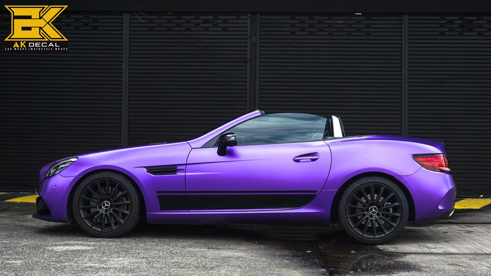 Wrap đổi màu xe Mercedes SLK - 001 – AK Premium