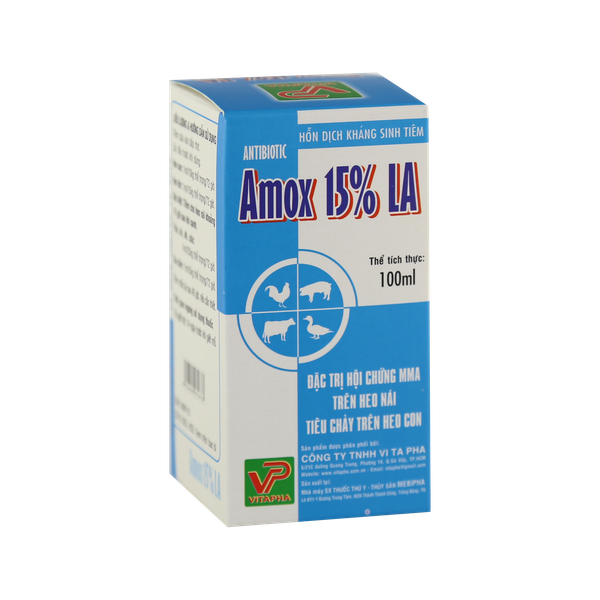 Amox 15% LA – Thuốc Thú Y Việt Nam