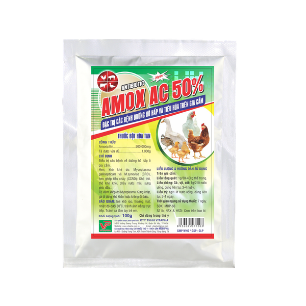 Amox AC 50% – Thuốc Thú Y Việt Nam