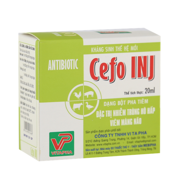 Cefo INJ – Thuốc Thú Y Việt Nam