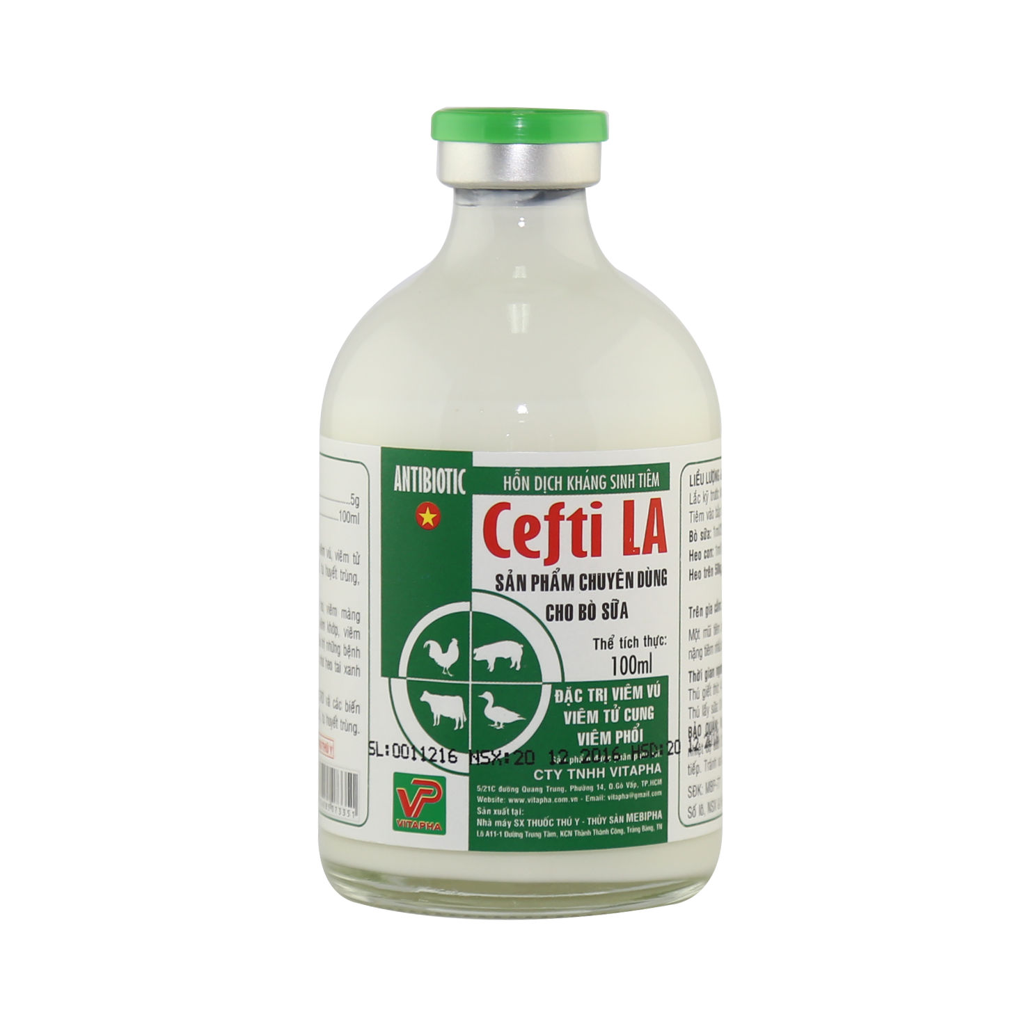 Cefti LA Bò sữa – Thuốc Thú Y Việt Nam