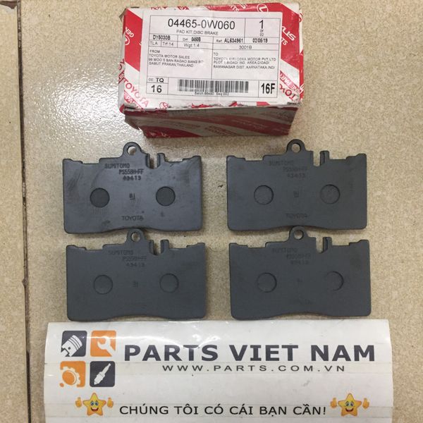 MÁ PHANH TRƯỚC LEXUS LS430 ĐỜI 2006 04465-0W060, 044650W060 – Phụ Tùng ...