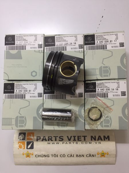 BỘ PISTON MERCEDES BENZ ML350 ĐỘNG CƠ V6 MÁY DẦU ĐỜI 2008 A6420308117 ...