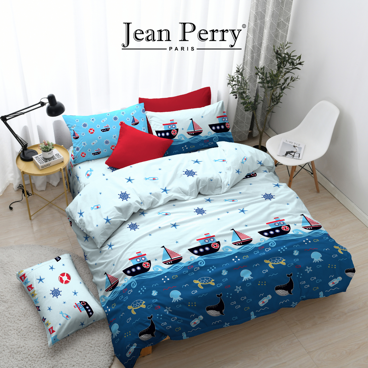 Bộ drap, áo gối và chăn Eco Cotton Ann Taylor Super Star – Jean Perry Việt Nam