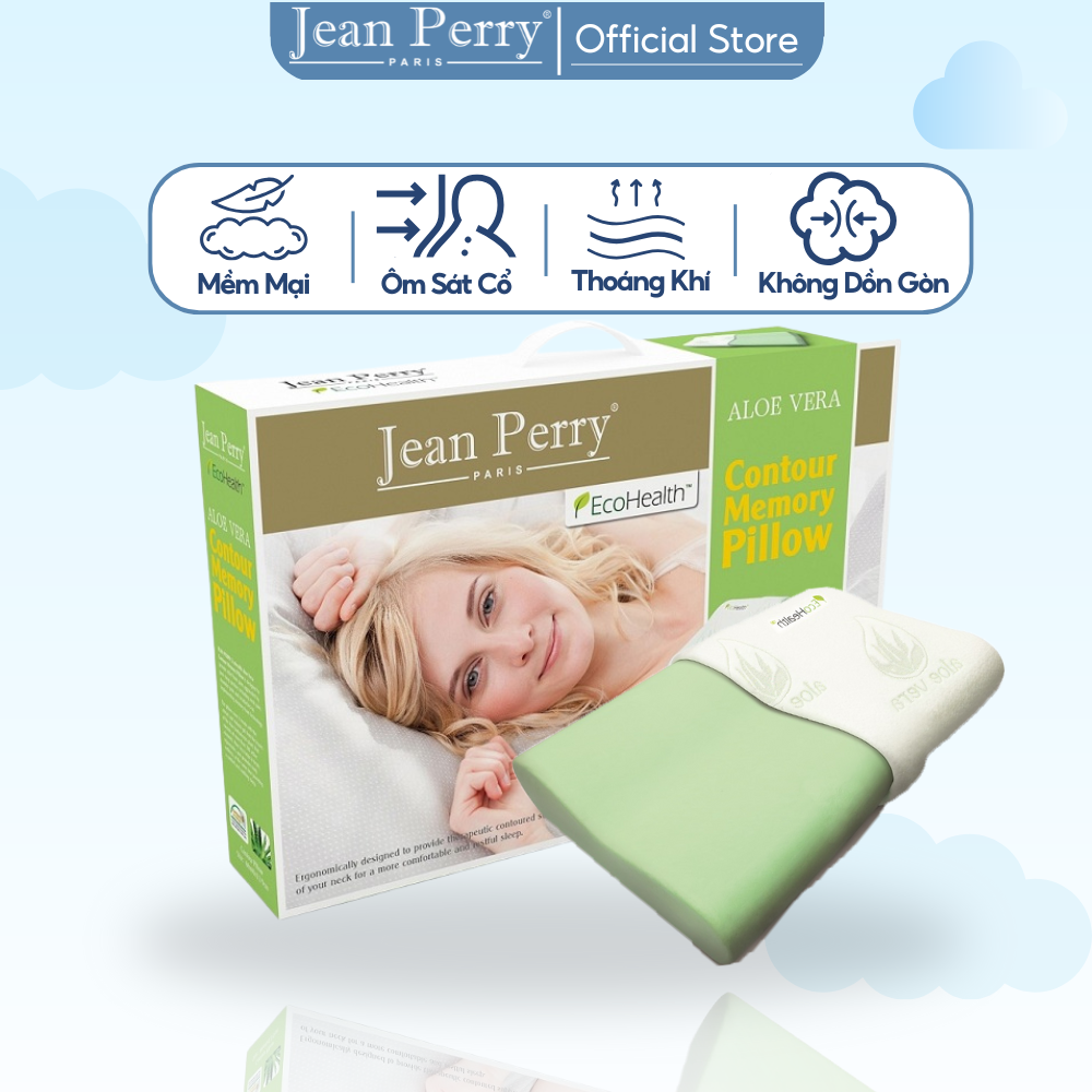 Jean Perry - Gối Nằm Memory Foam Jean Perry Aloe Vera – Jean Perry Việt Nam