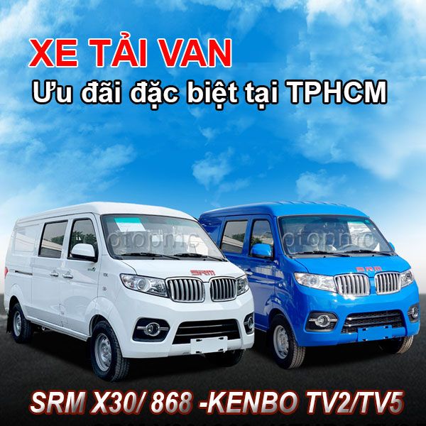 Đại Lý Xe Tải Van SRMX30 SRM868 Kenbo V2/V5 – Ô Tô PMC