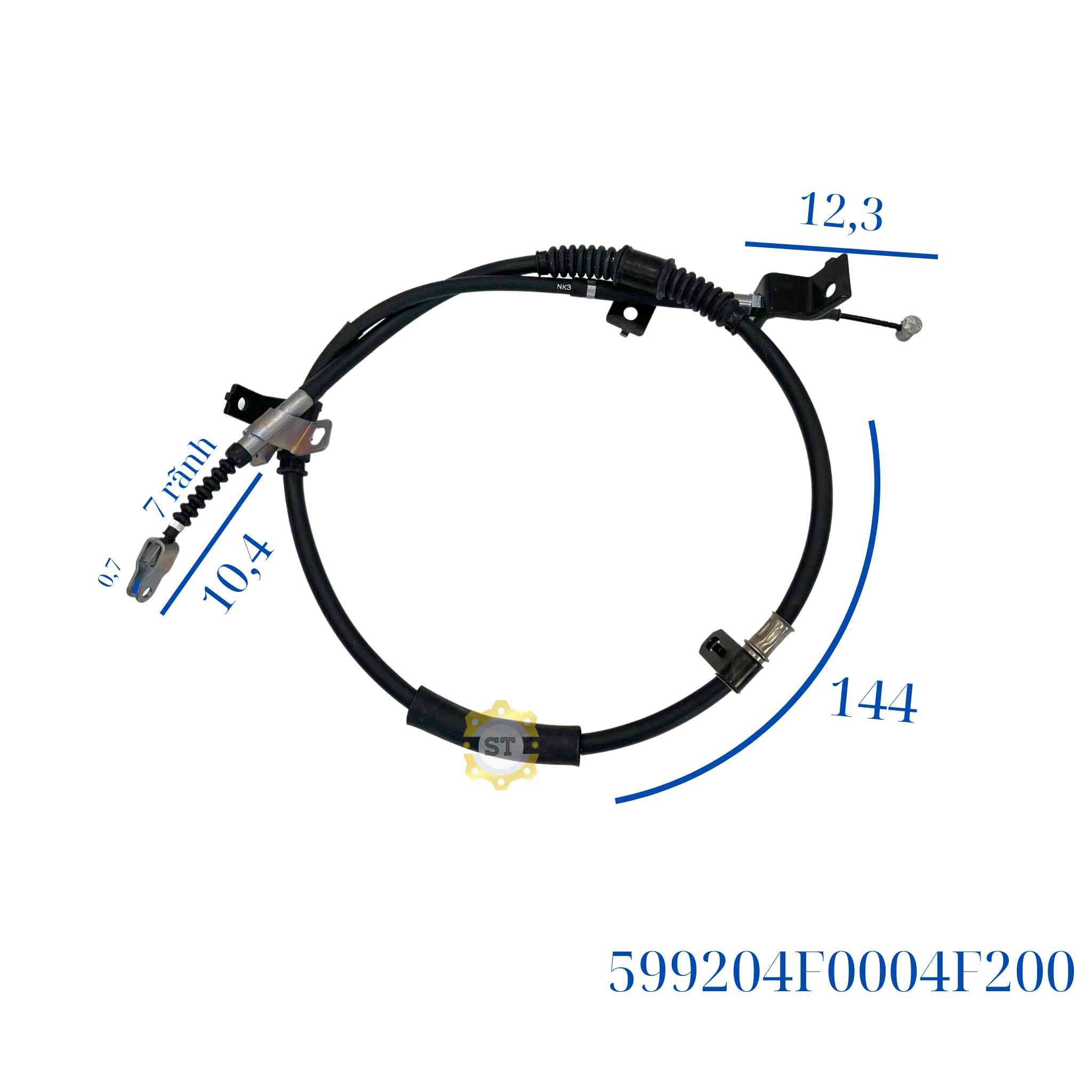 Dây phanh HD Poter 2 cơ dưới 4F000 - 1m5 (599204F000/4F200) – Phụ tùng ...