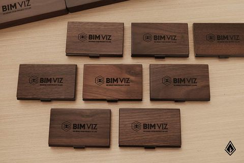 Hộp name card gỗ Maple | Khắc logo theo yêu cầu – NAU FACTORY