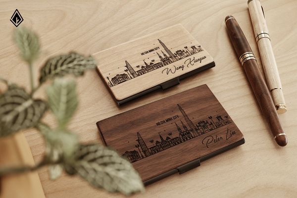 Hộp name card gỗ Skyline | Gỗ Maple & Walnut nguyên khối cao cấp – NAU ...
