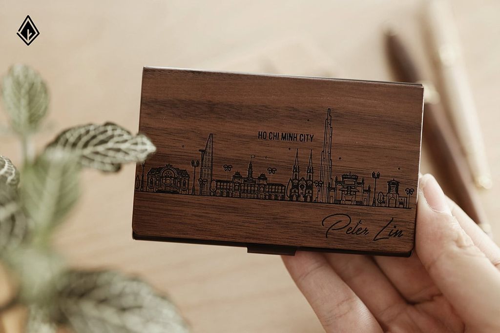 Hộp name card gỗ Skyline | Gỗ Maple & Walnut nguyên khối cao cấp – NAU ...