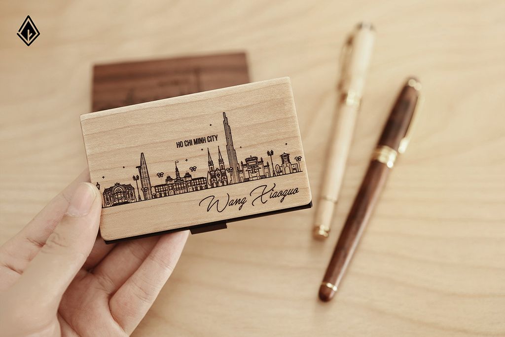 Hộp name card gỗ Skyline | Gỗ Maple & Walnut nguyên khối cao cấp – NAU ...