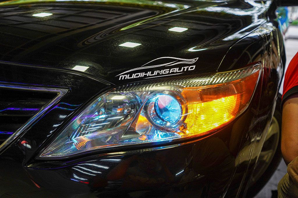 Độ Đèn Bi LED Double Light Lens Osram Và Led Mắt Quỷ Đổi Màu - Mười ...