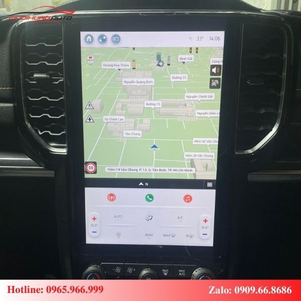 Android Box Cho Ô Tô Ford Everest 2023 - Mười Hùng Auto