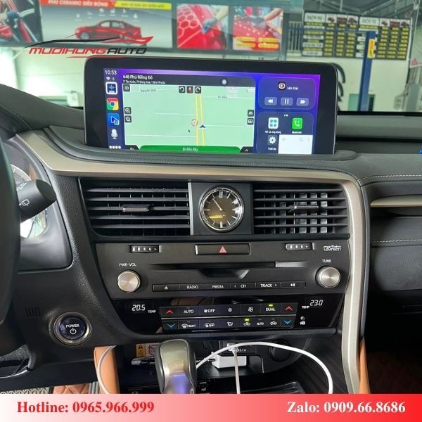 Android Box Cho Ô Tô Lexus RS450h - Mười Hùng Auto
