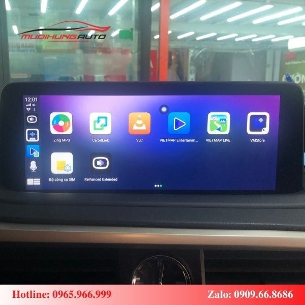 Android Box Cho Ô Tô Lexus RX350 2020 - Mười Hùng Auto