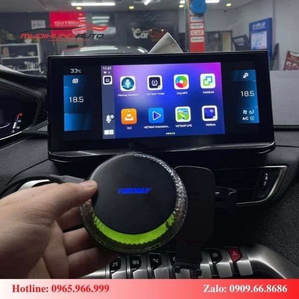 Android Box Cho Ô Tô Peugeot 3008 2021 - Mười Hùng Auto