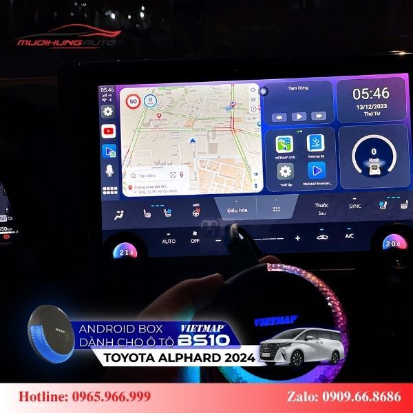 Android Box Cho Ô tô Toyota Alphard - Mười Hùng Auto