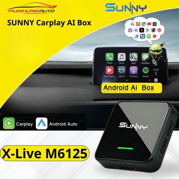 Android Box Sunny X-Live M6125 - Mười Hùng Auto