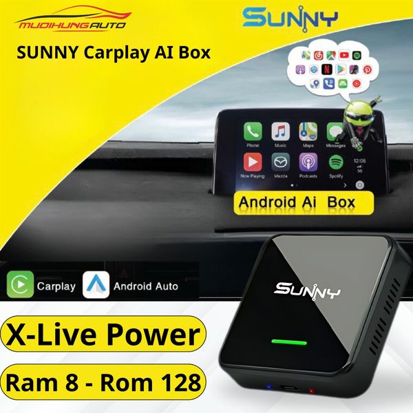 Android Box Sunny X-Live Power - Mười Hùng Auto