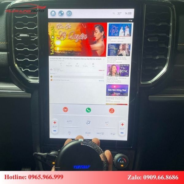 Android Box Cho Ô Tô Ford Everest 2023 - Mười Hùng Auto