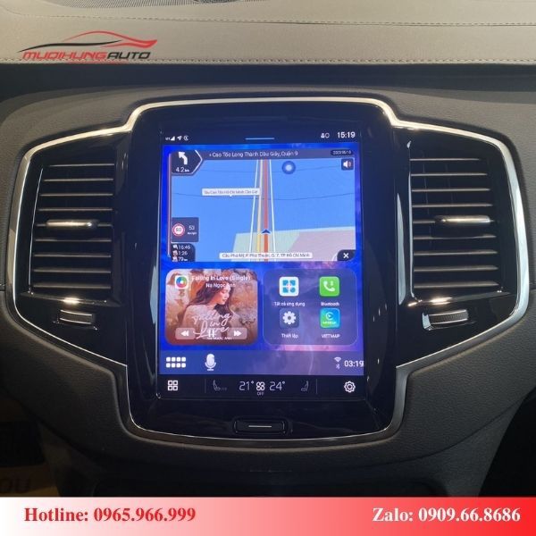 Android Box Cho Ô Tô Volvo XC90 - Mười Hùng Auto