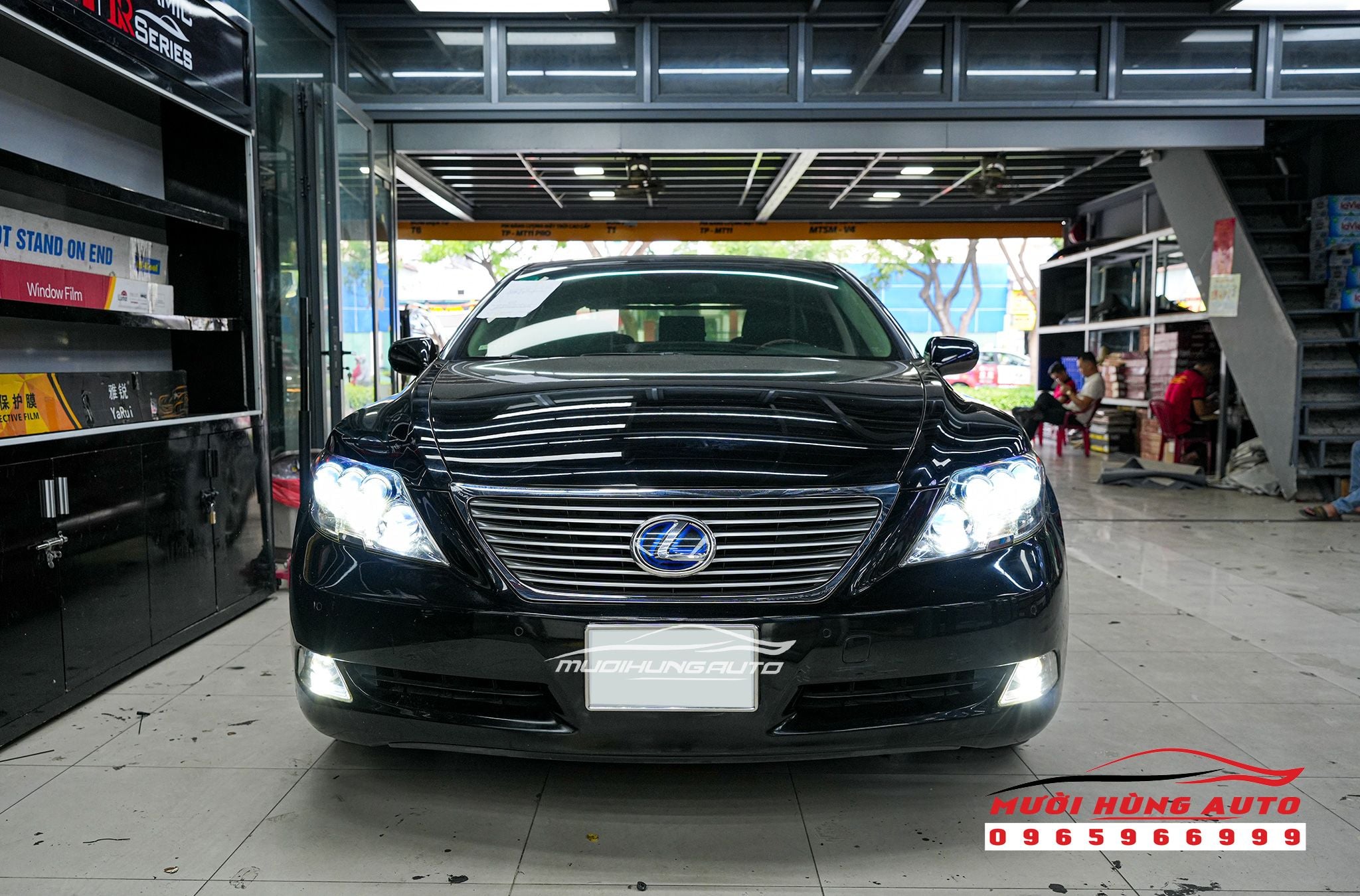 Độ 10 Bi LED Laser Kenzo S900, Wolf Light Và Bi Gầm Xe Lexus LS600HL ...