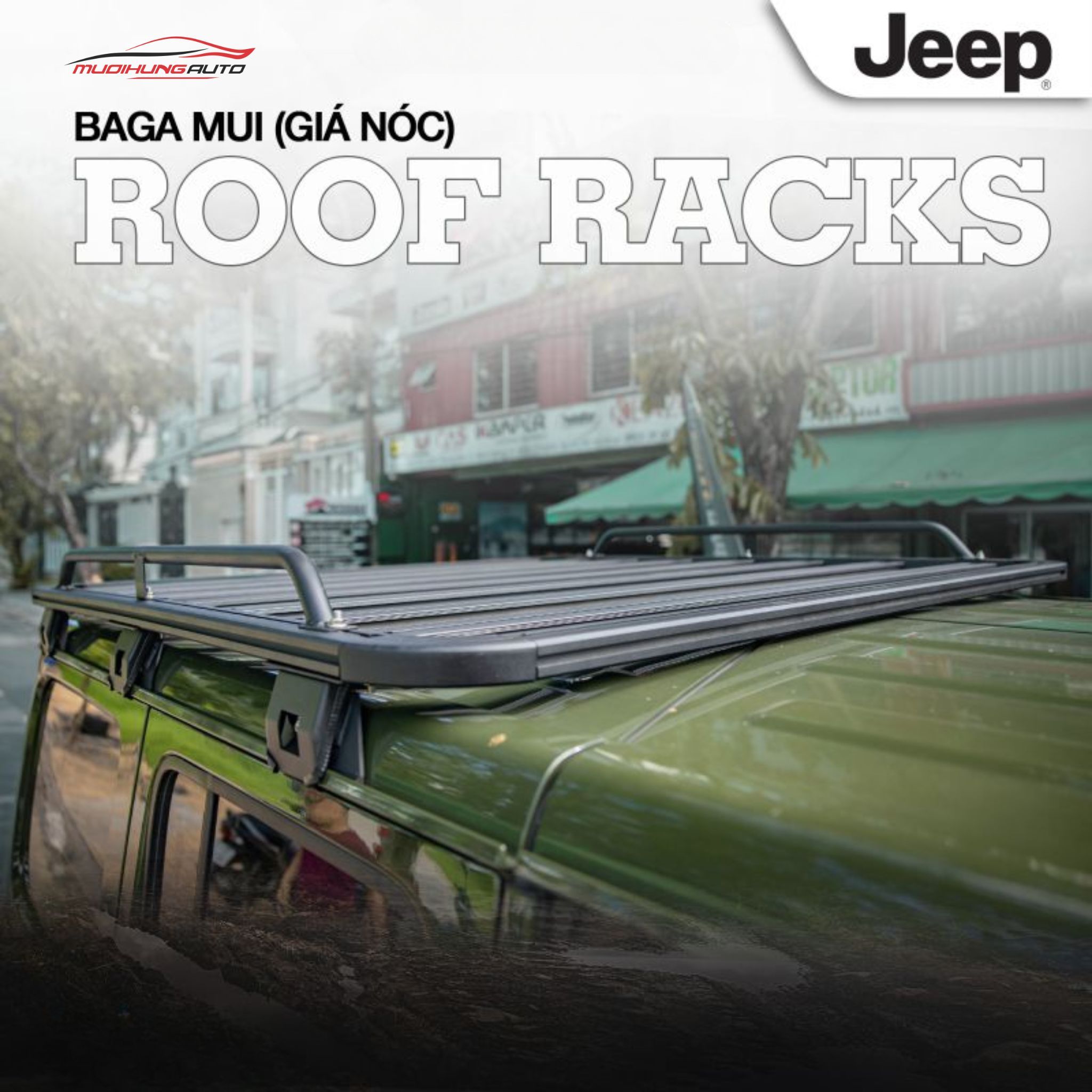 Baga Mui Nhôm Flat Series Xe Jeep Wrangler & Gladiator (Mẫu Phẳng ...