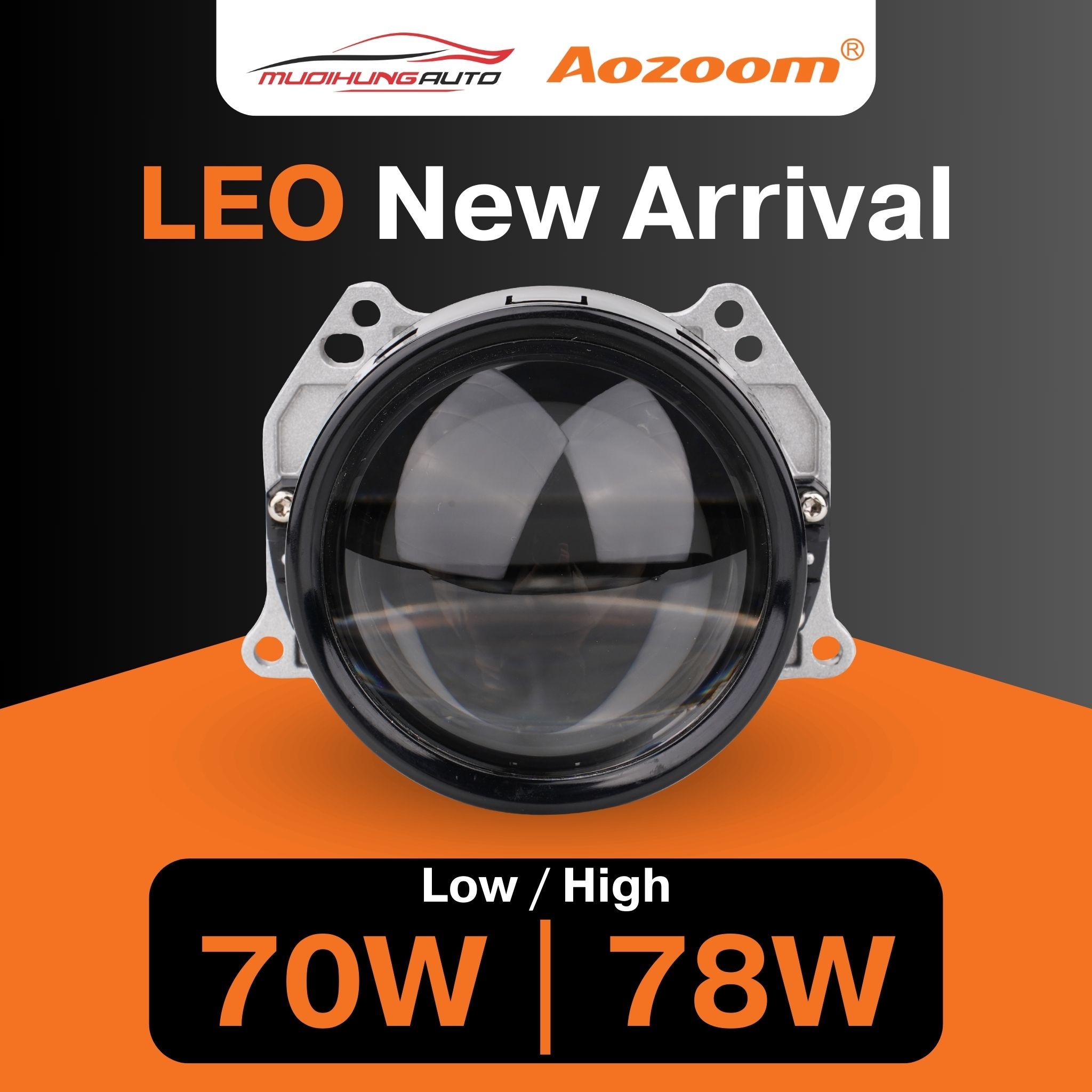 Đèn Bi LED Aozoom MTAZ Leo New Arrival - Mười Hùng Auto