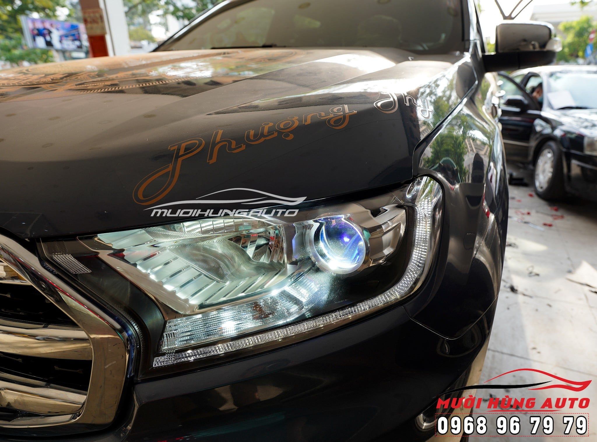 Độ Bi LED JAGUAR Tăng Sáng Xe Ford Everest - Mười Hùng Auto