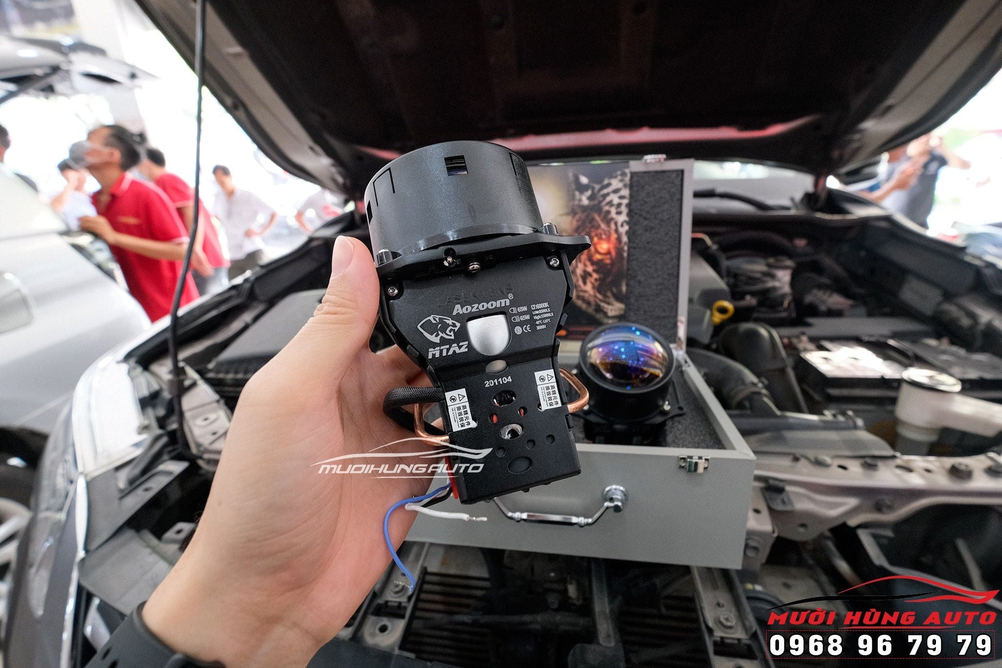 Bi LED Laser Jaguar Cho Fortuner 2020 Chính Hãng - Mười Hùng Auto