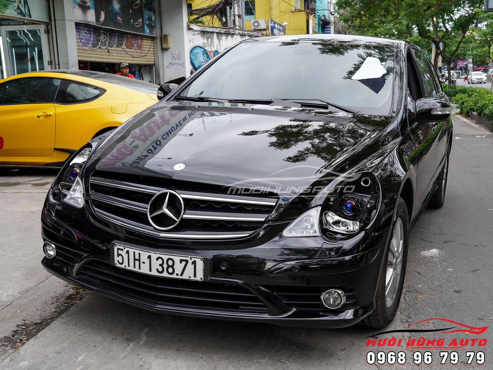 Nâng Cấp Bi LED WOLF Tăng Sáng Cực Đỉnh Xe Mercedes R350 2010 - 2012 ...