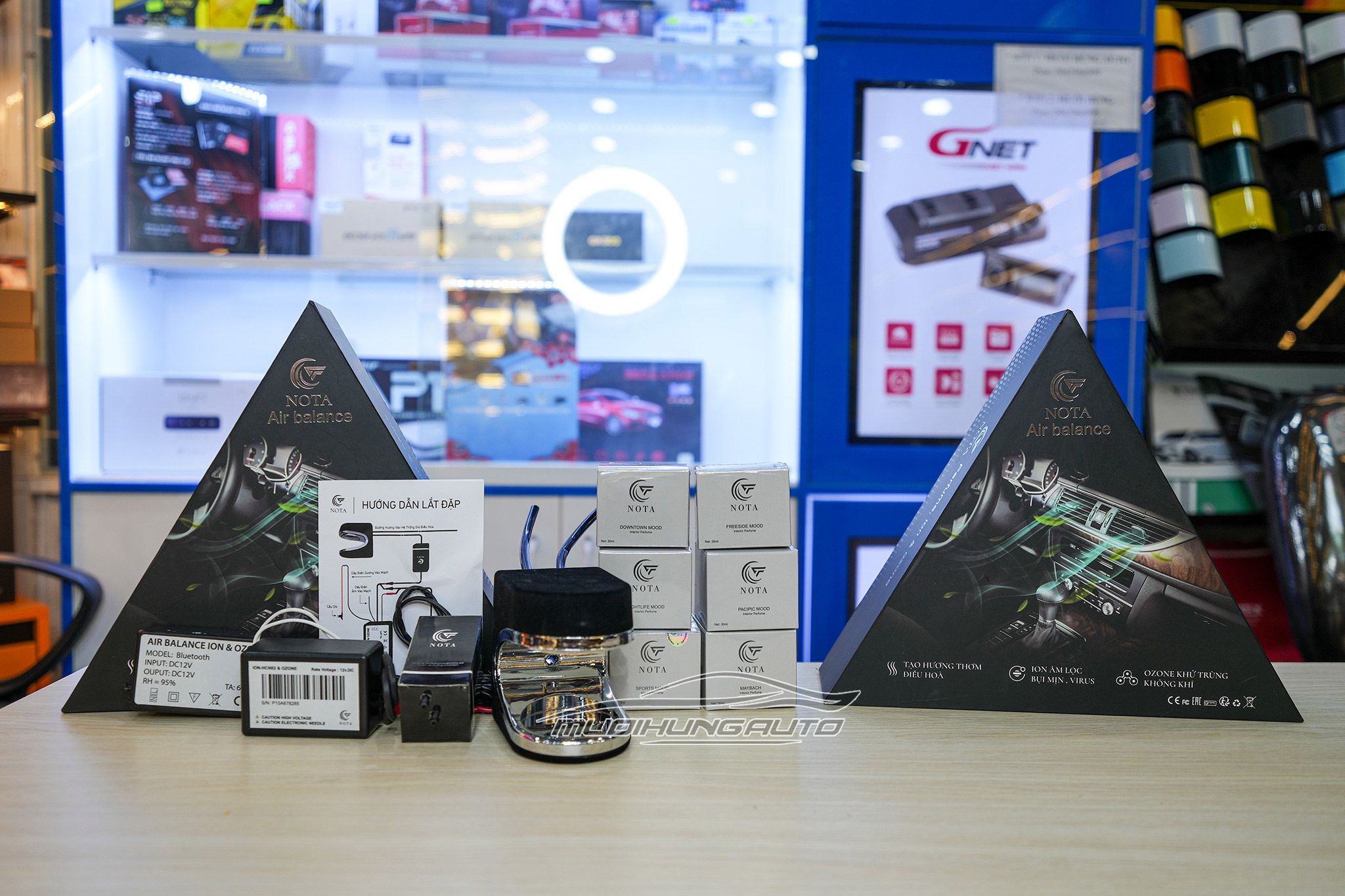 Bộ Khuếch Tán Nước Hoa Ô Tô Hiệu Nota Air Balance Cao Cấp - Mười Hùng Auto