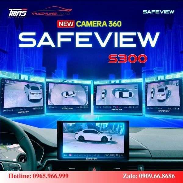 Camera 360 Safeview S300 - Mười Hùng Auto