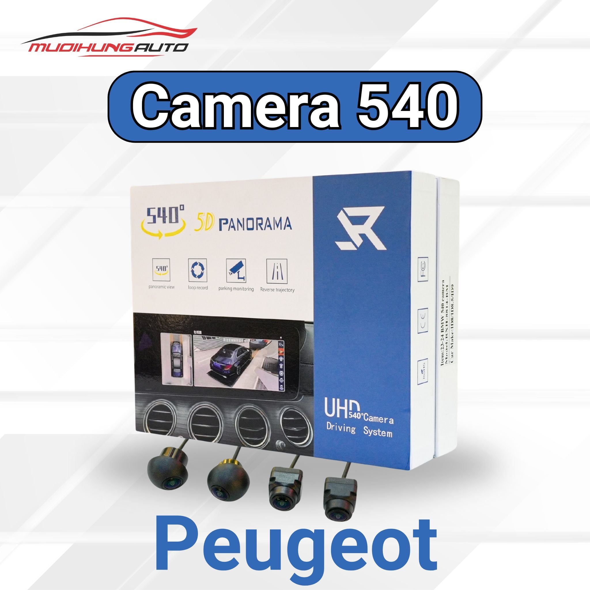 Camera 540 Cho Xe Peugeot - Mười Hùng Auto