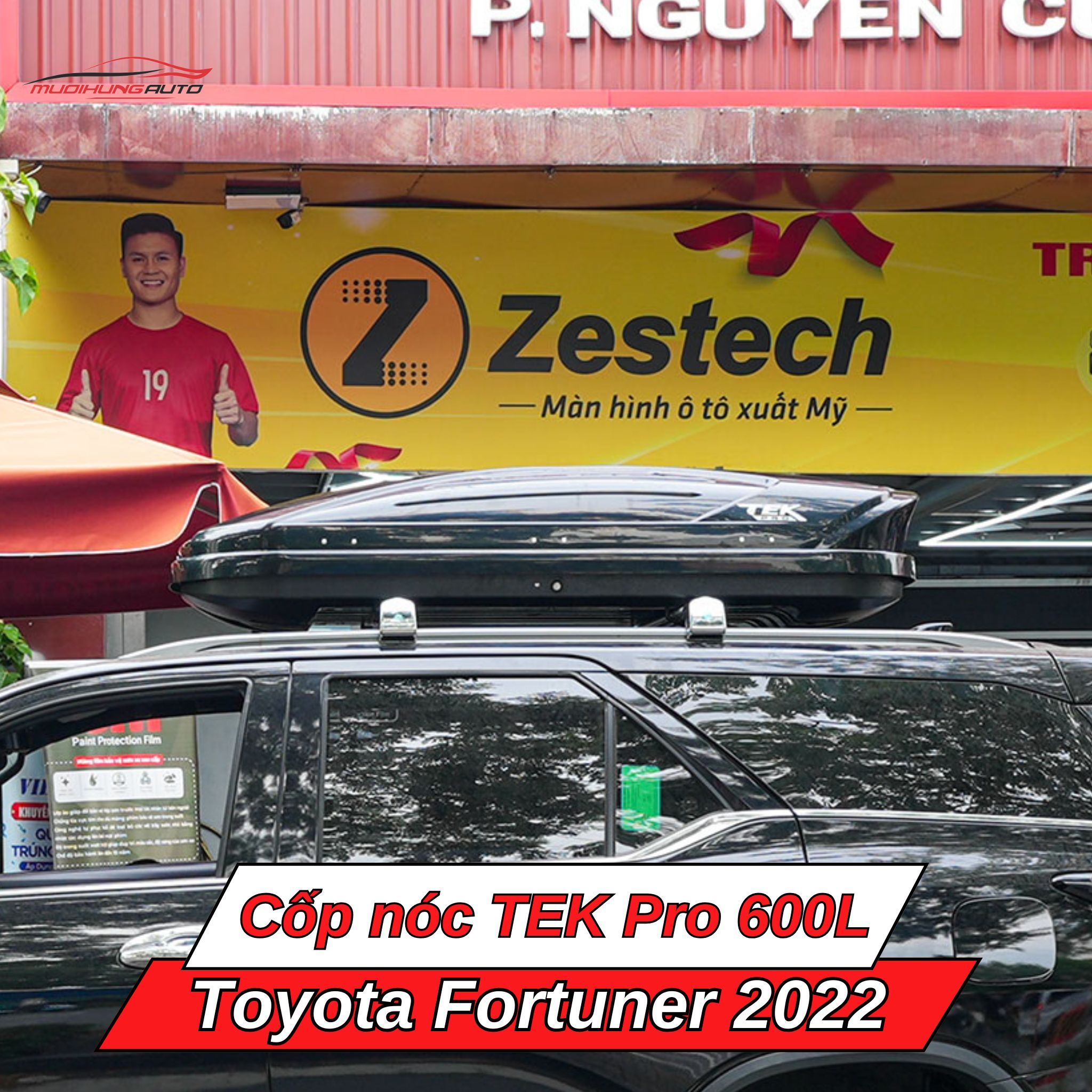 Cốp Nóc TEK Pro 600L Cho Xe Toyota Fortuner 2022 - Mười Hùng Auto