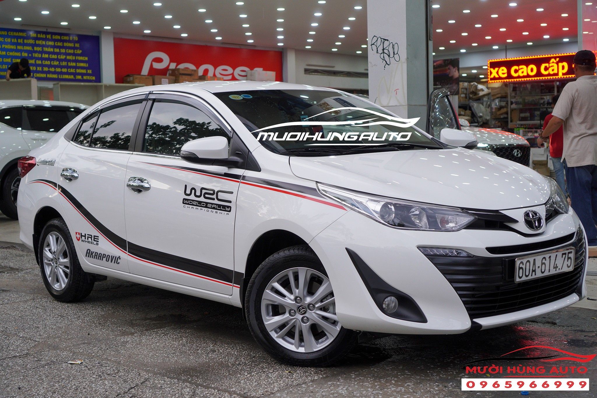 DECAL DÁN TEM Ô TÔ XE TOYOTA VIOS CHÍNH HÃNG - Mười Hùng Auto