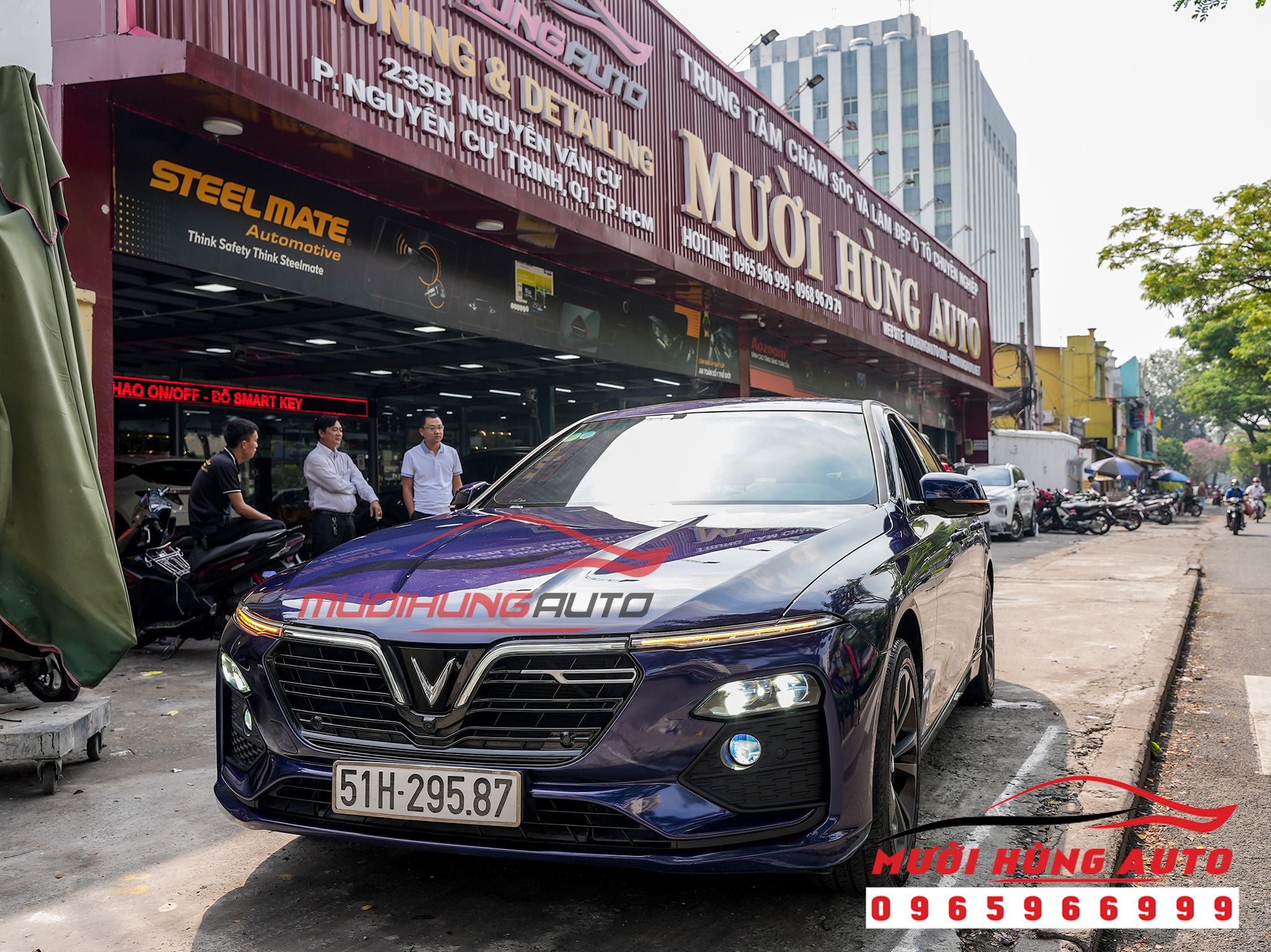 Độ 06 Bi LED Laser Jaguar Cho Xe Vinfast LUX A2.0 - Mười Hùng Auto