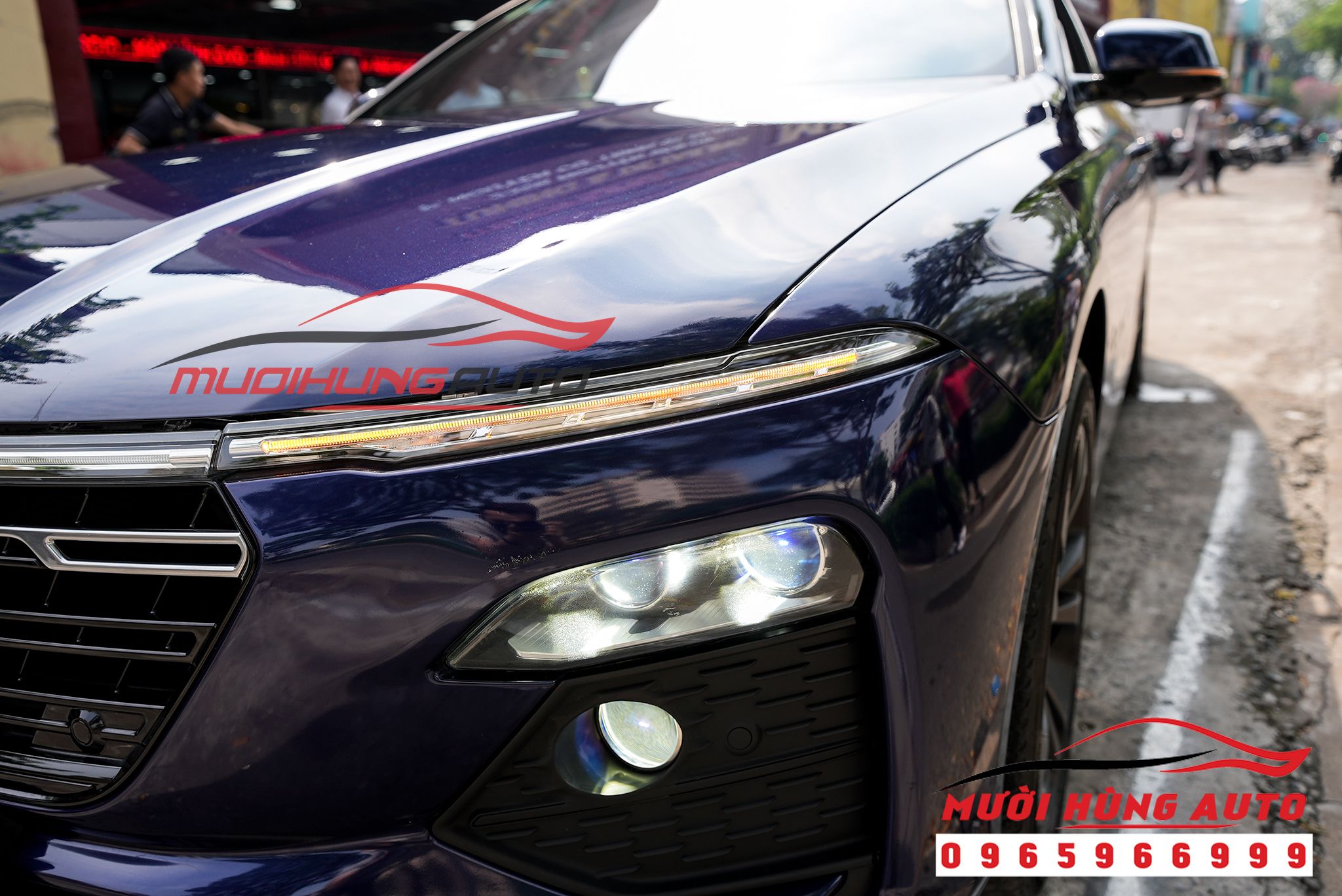 Độ 06 Bi LED Laser Jaguar Cho Xe Vinfast LUX A2.0 - Mười Hùng Auto