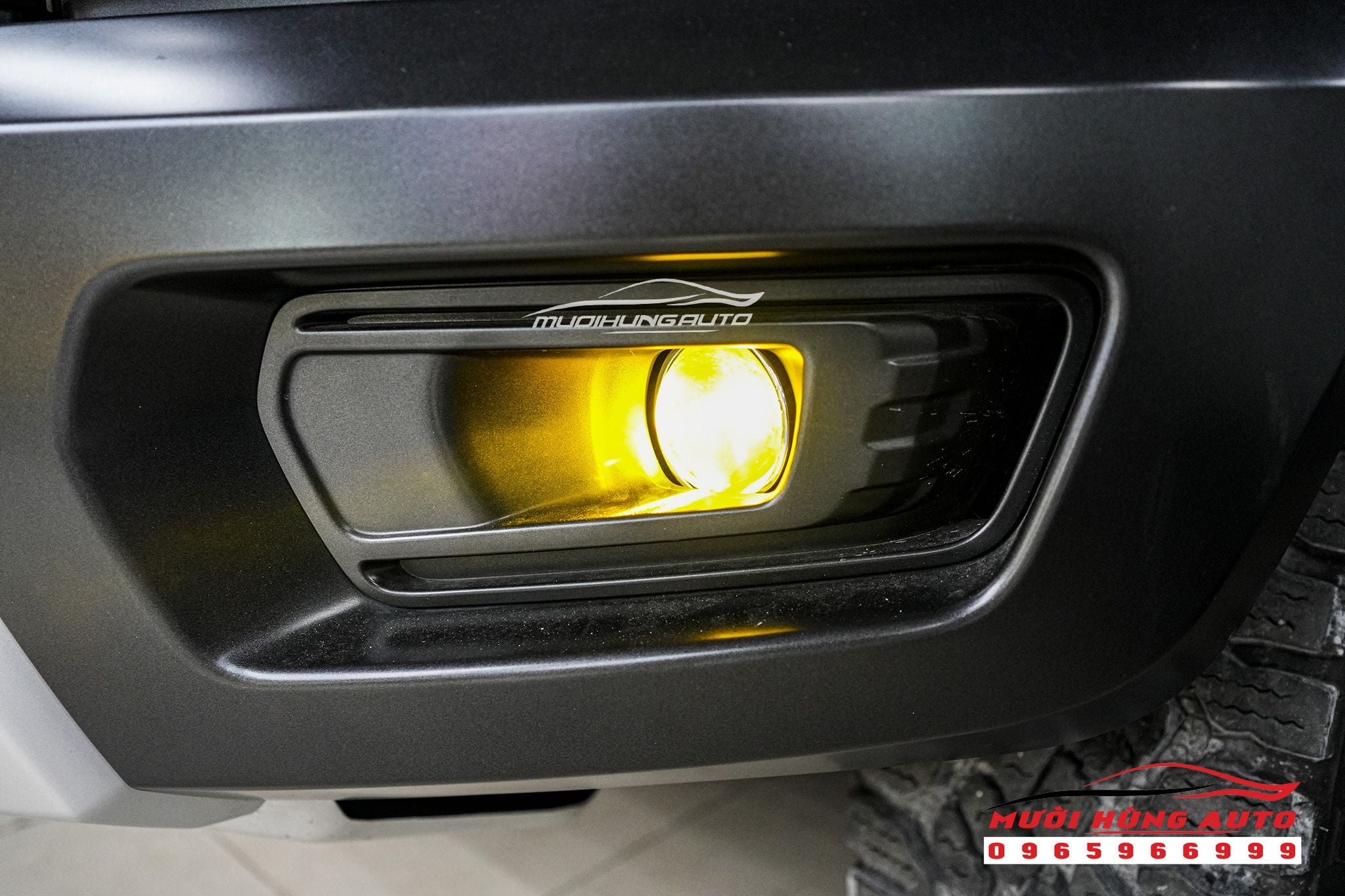 Độ Bi Led Gầm Projector Headlight 3 Màu Cho Xe Ford Ranger Raptor ...